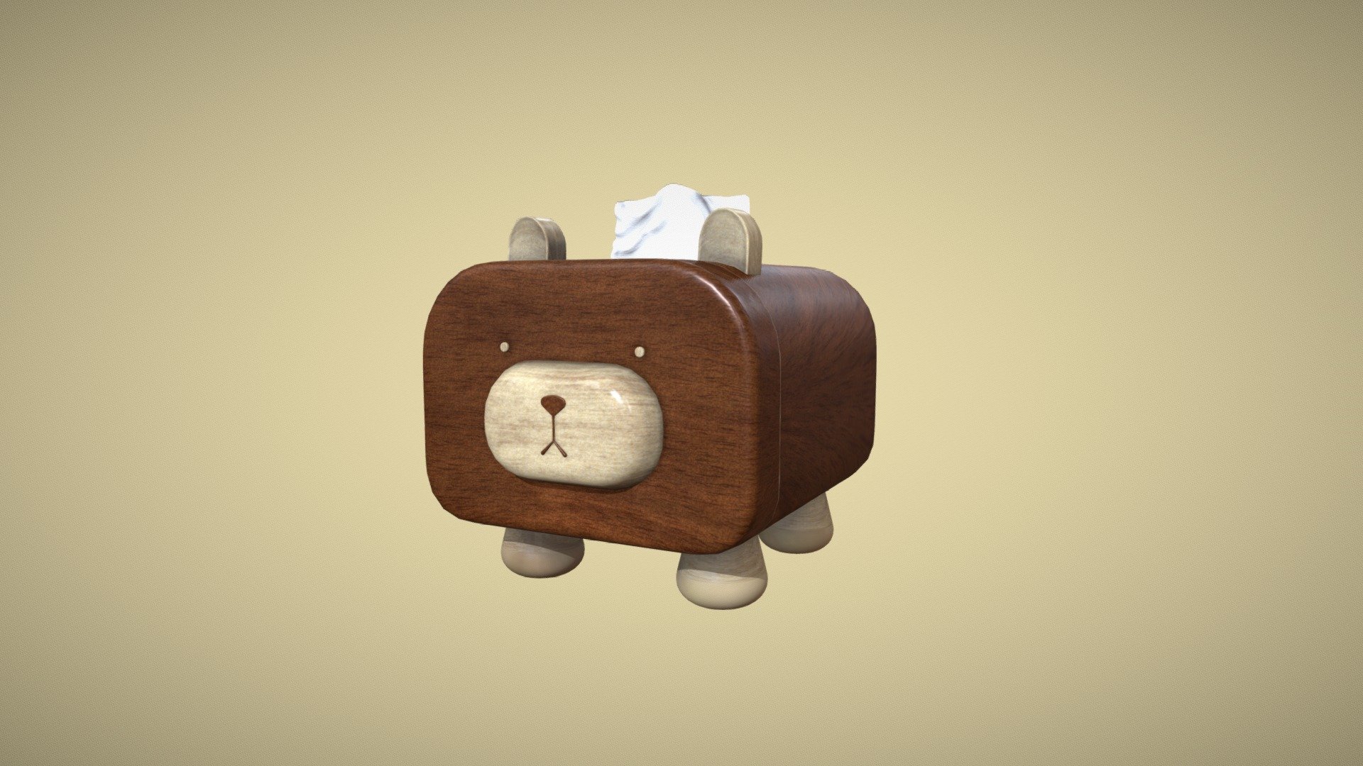 Bear Tissue Box Cover - Download Free 3D model by wladyshaaa [4507230 ...