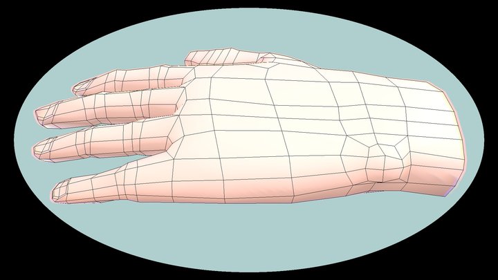 Low-poly-hands 3D models - Sketchfab