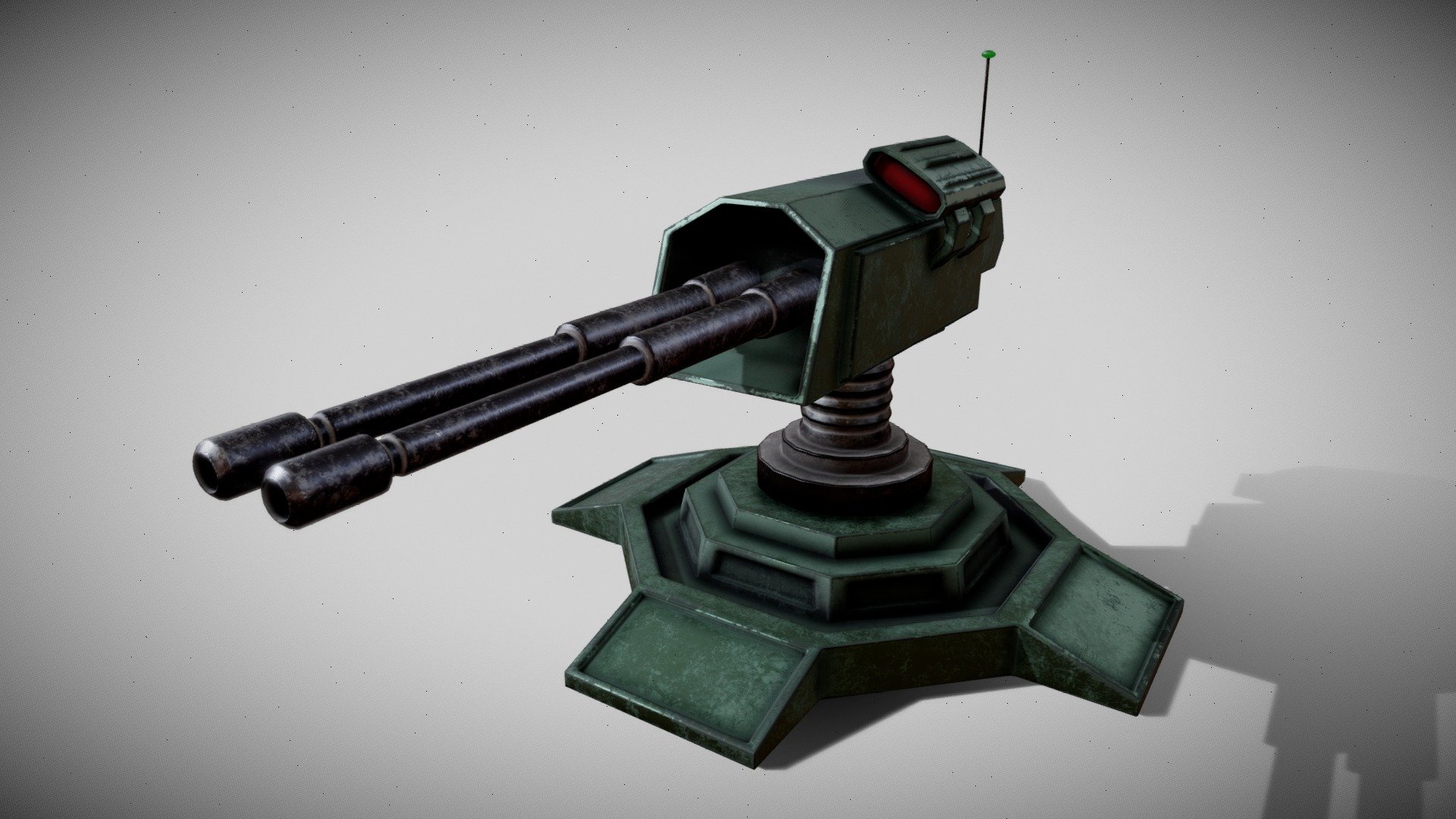 Turret - 3D model by Amiko (@Amikos) [4507dd5] - Sketchfab
