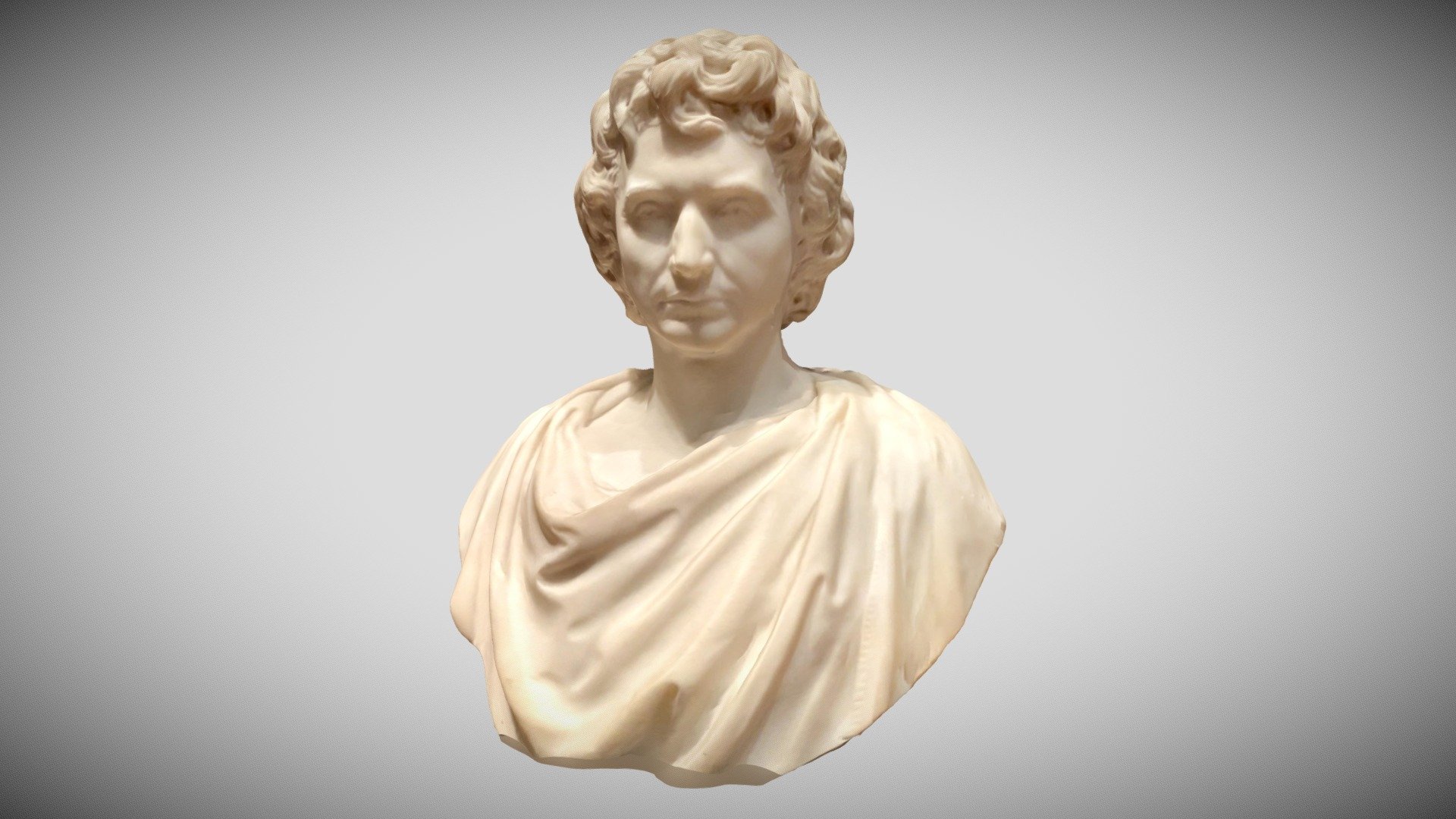 Portrait Bust of Edwin Wallace Stoughton, Marble - Download Free 3D ...