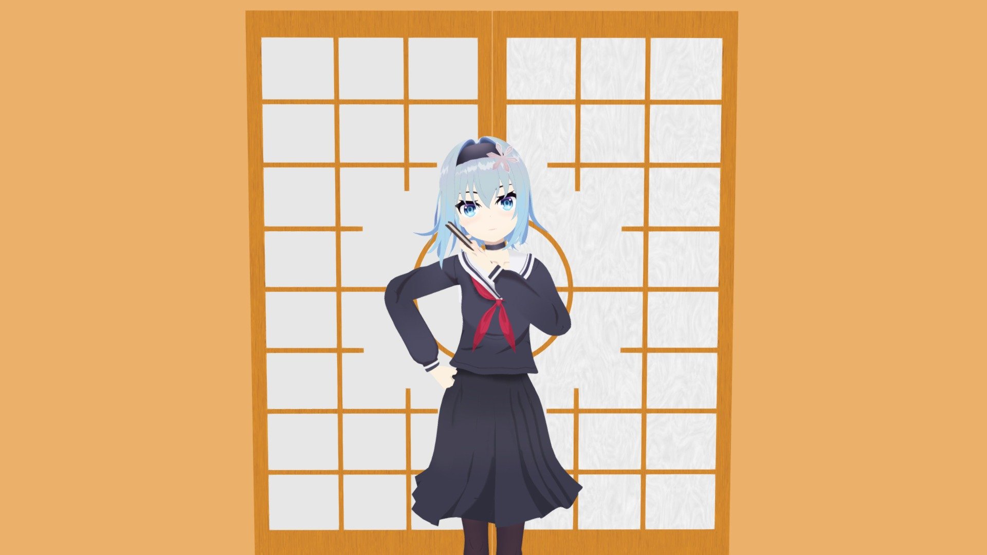 Sora Ginko 【Ryuuou no Oshigoto!】 - 3D model by zizer (@zizerXYZ ...