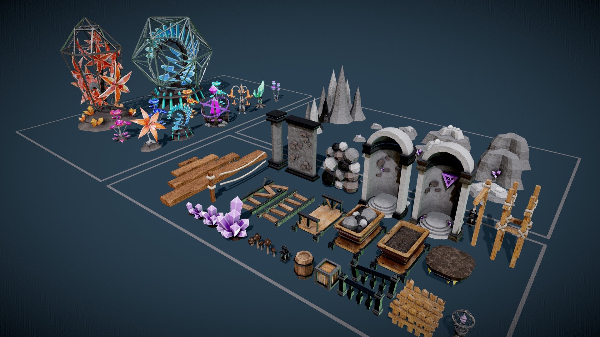 The Prospector: Environment Props - 3D model by Gwendalyn Toh ...