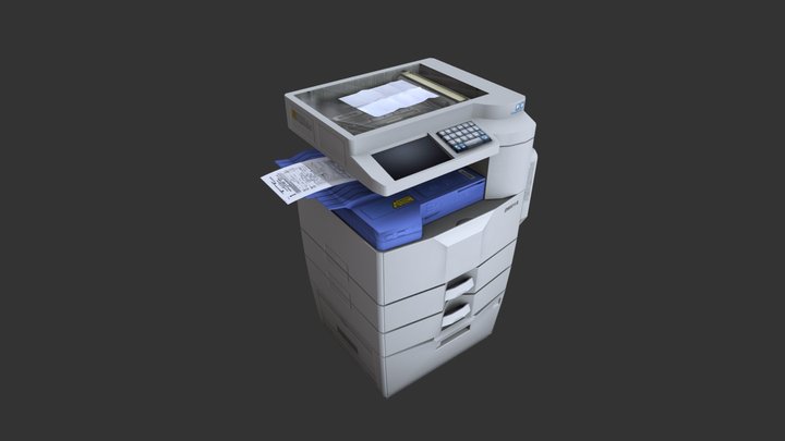 Photocopier 3D models - Sketchfab
