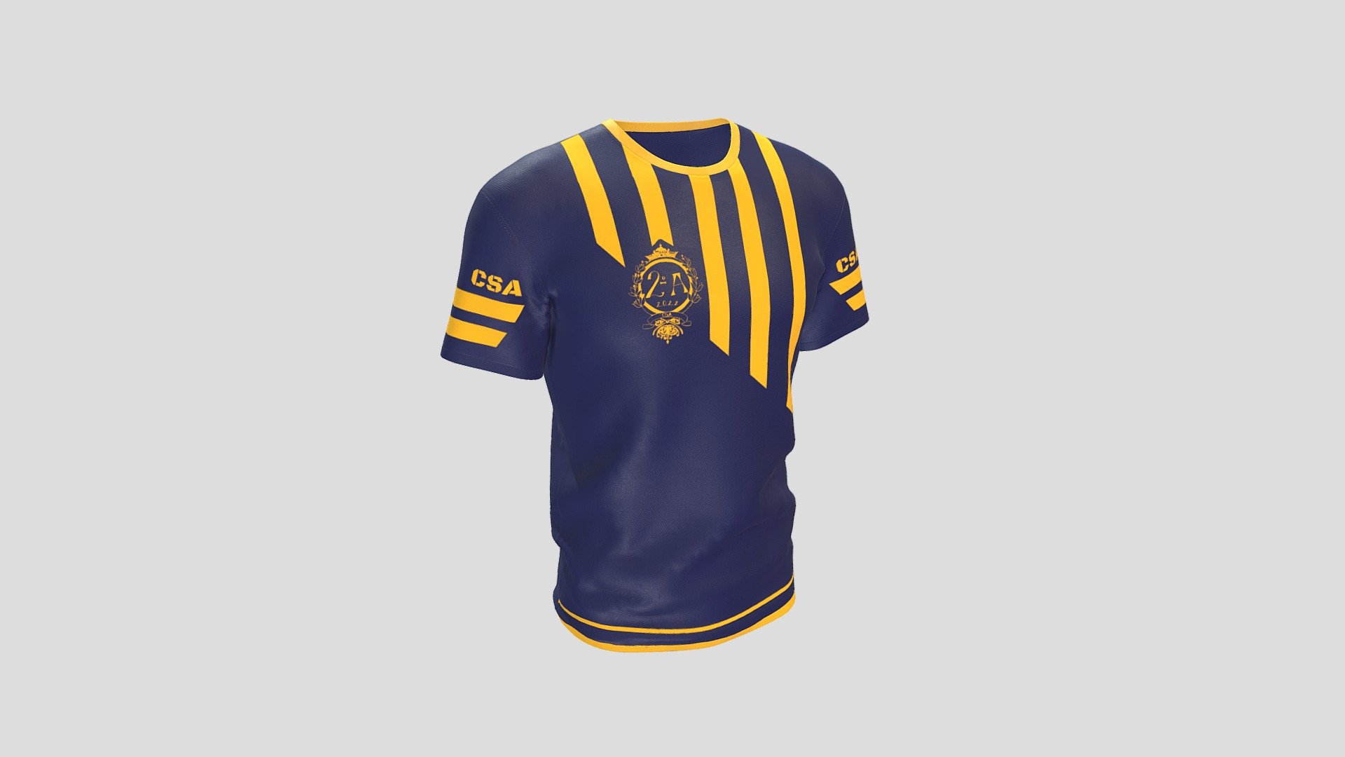 Camiseta 2anoA CSA - 3D model by HenRi (@HenR1) [450e8a3] - Sketchfab