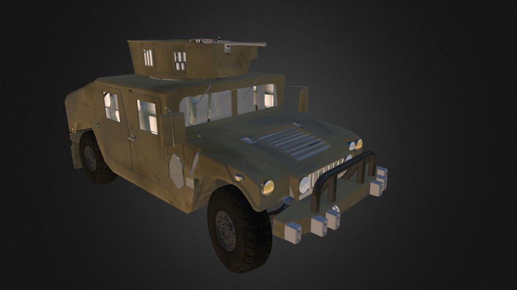 Humvee - 3D model by sila3d [450f4d9] - Sketchfab