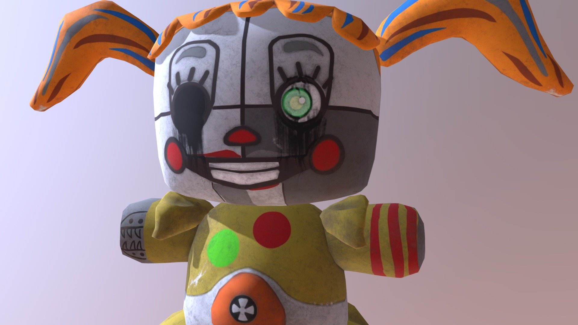 H W baby plush by I_Forgot_my_name FBX - Download Free 3D model by W_P ...