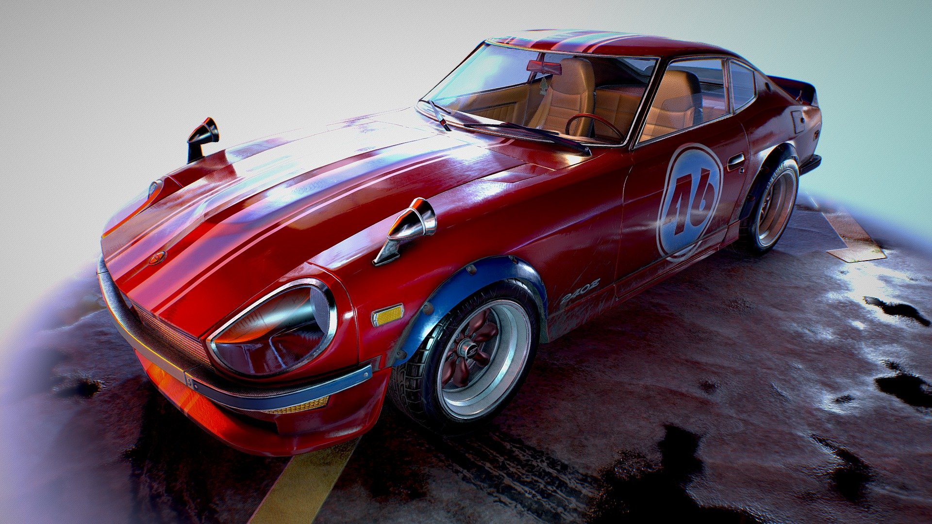 Datsun 240Z - Download Free 3D model by Korneev Nikita Kirillovich ...