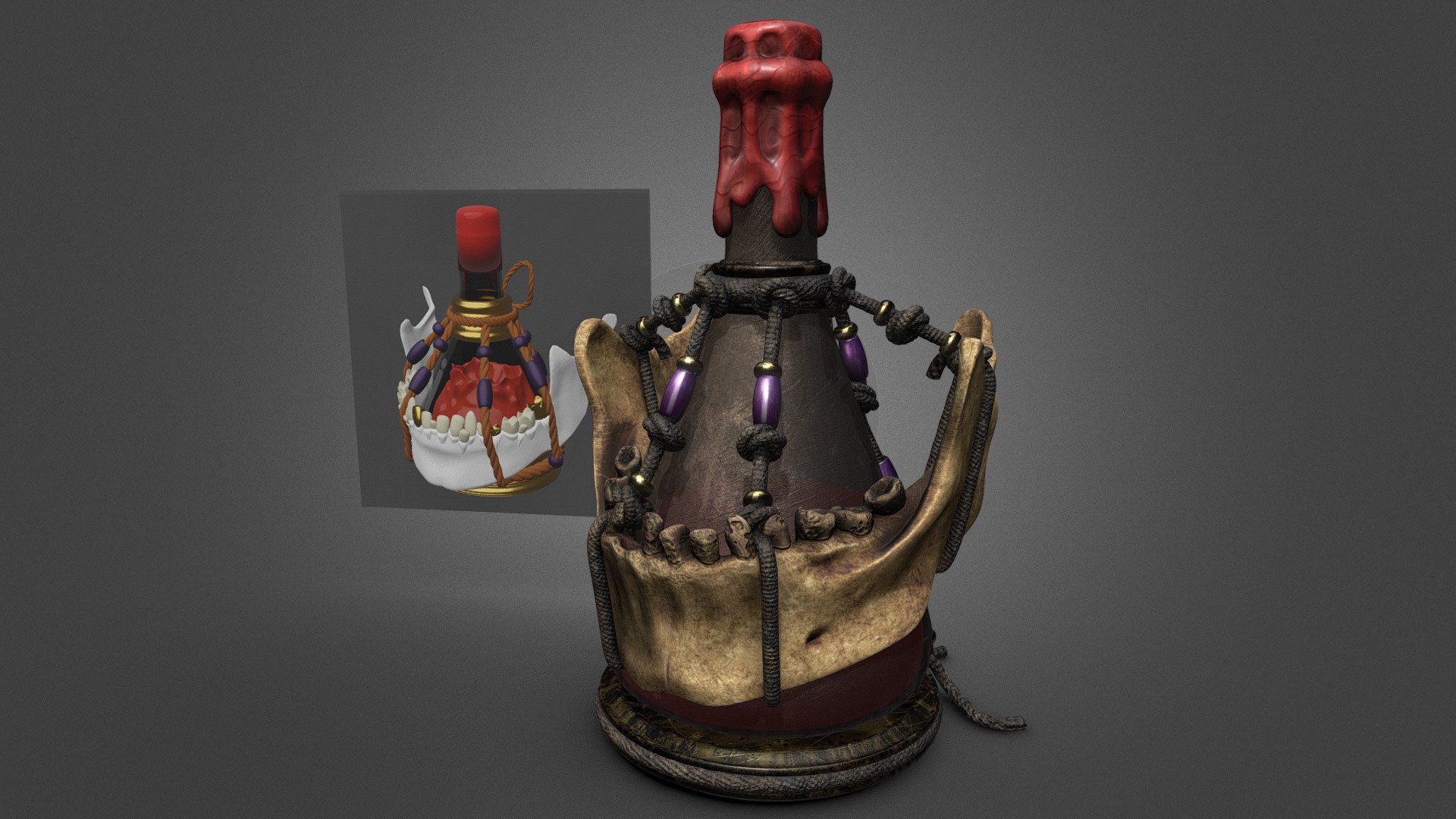 Death Potion - 3D model by 𝕶ø𝖓𝖎𝖌ø𝖗𝖊 (@kingofyourgore) [45118be] - Sketchfab