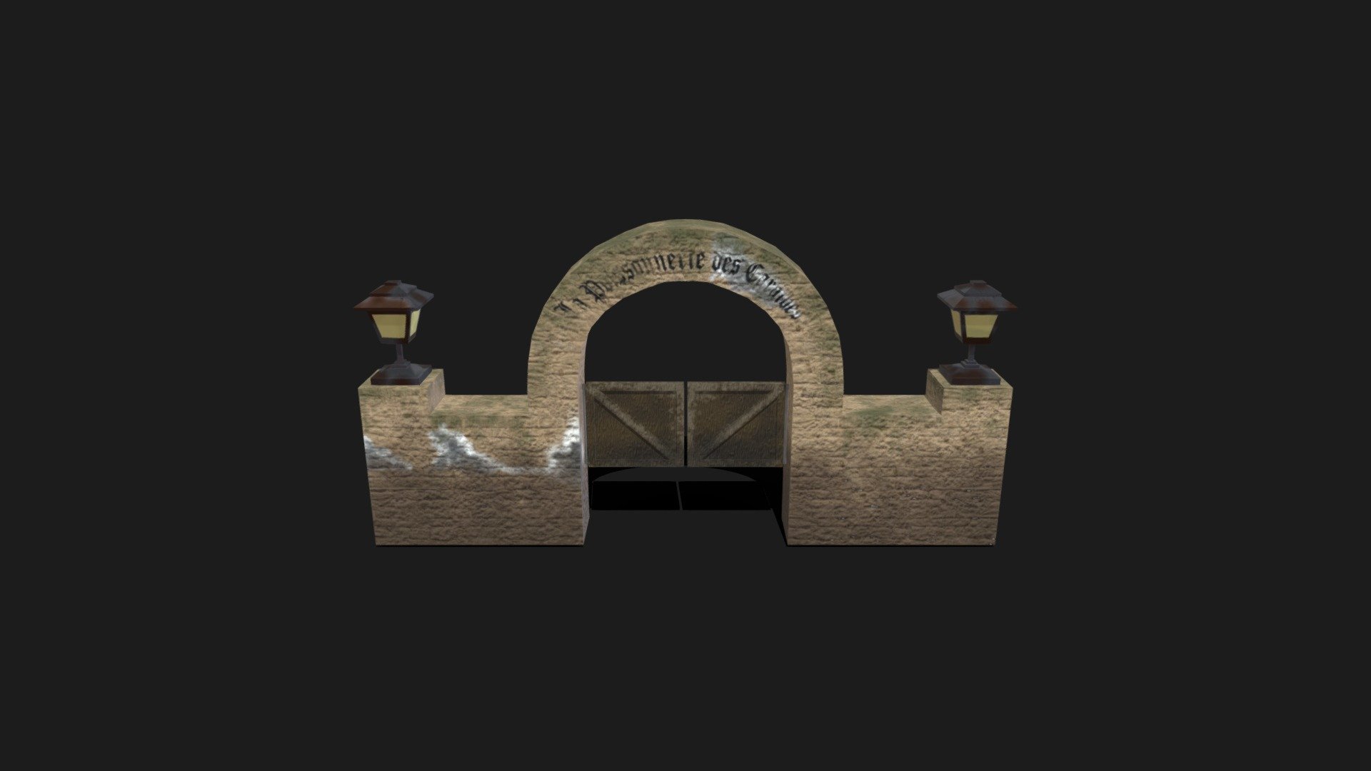 Main Gate (Textured) - Download Free 3D model by Schnerby Jacquet ...