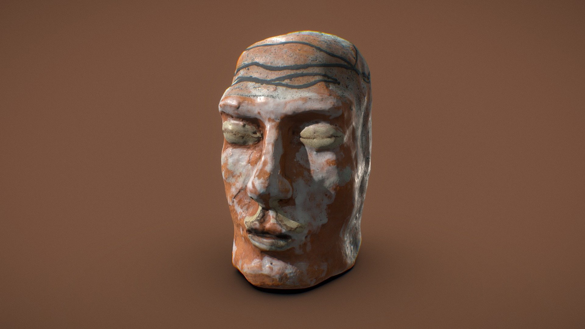 Sculpture: Two-faced - 3D model by F360 Studio (@F360-Studio) [4512239 ...