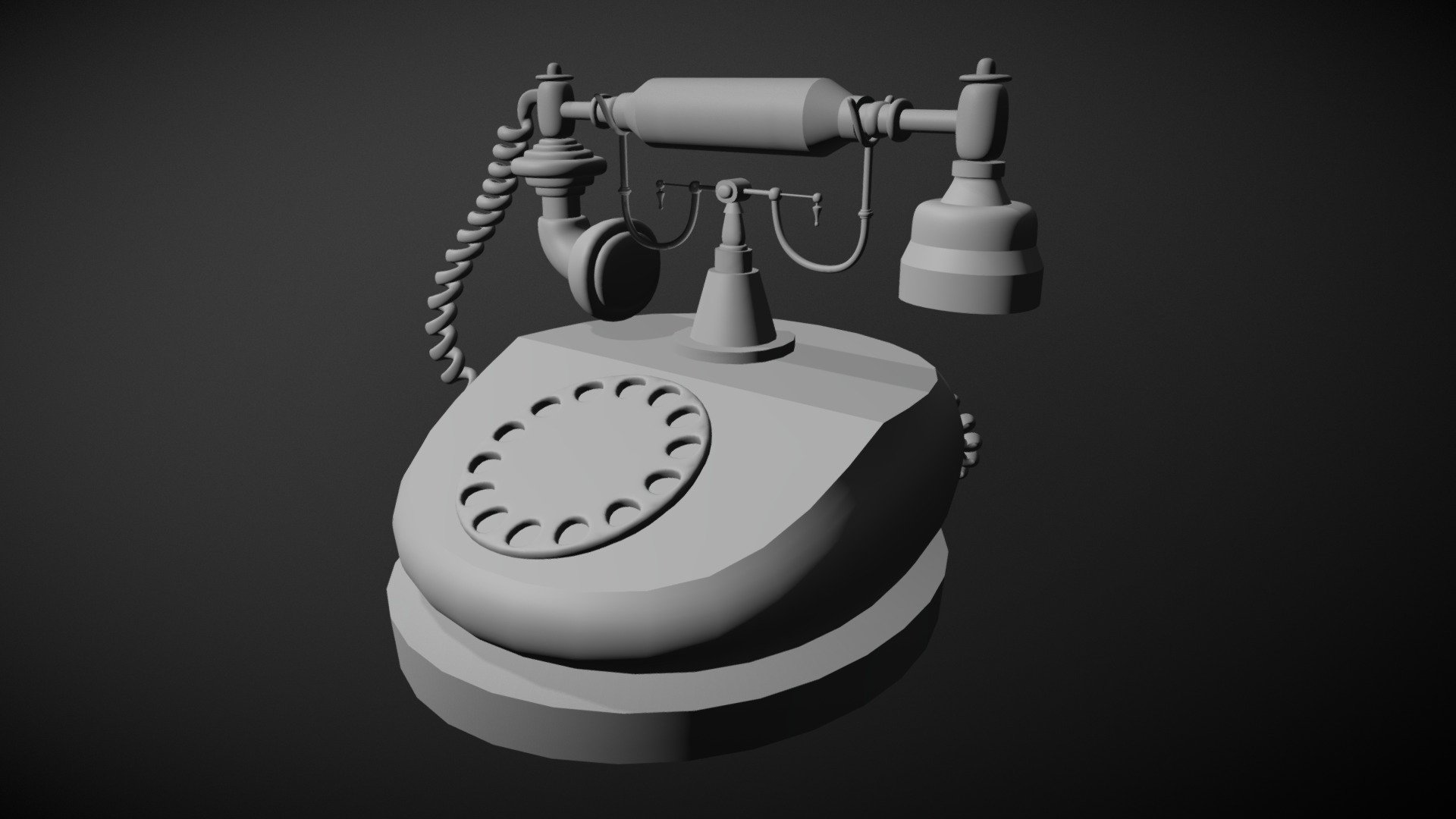 Antique Telephone - Download Free 3D model by mohitpatel4078 [4512e2d ...