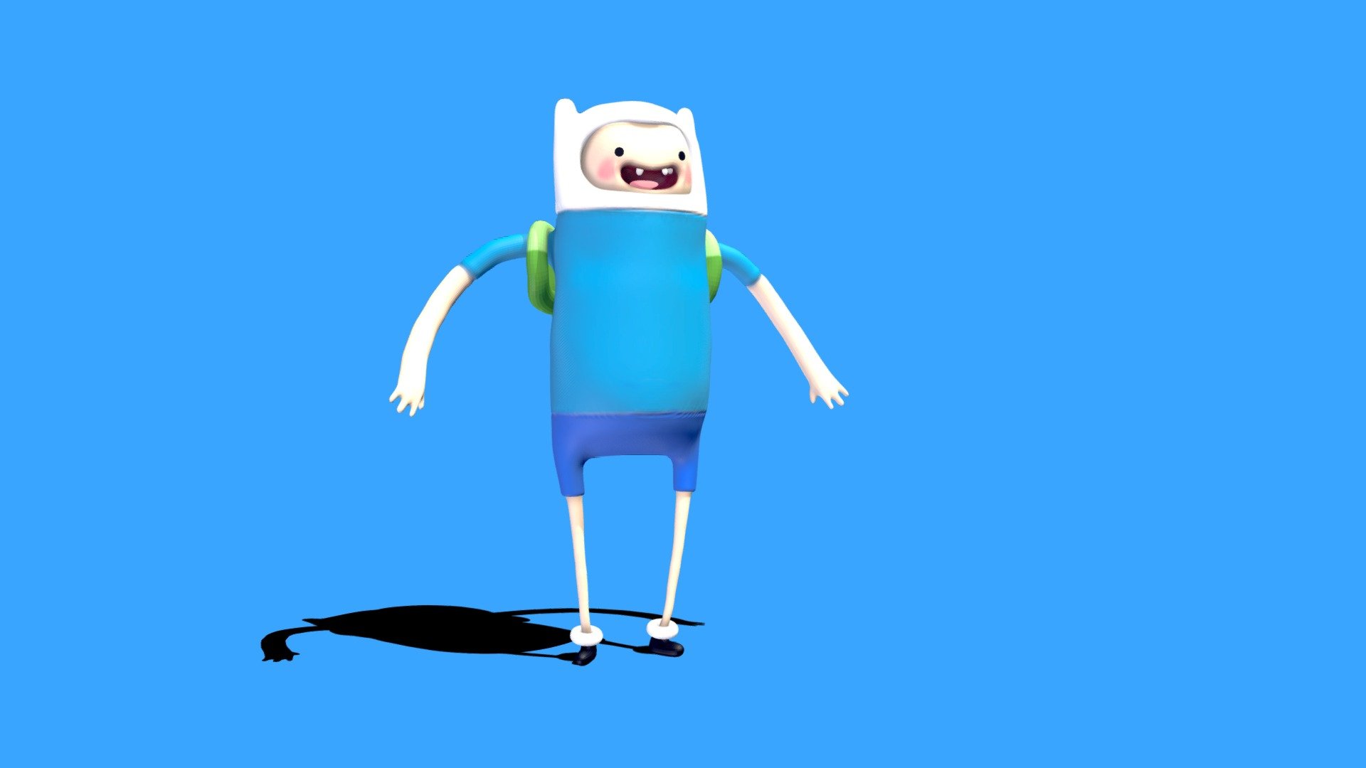 Finn From Adventure Time - 3D model by manuel.alvarez2 [4514b88 ...