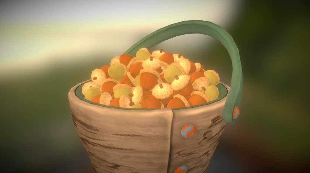 Acorn Bucket - 3D model by Petrulitar [4516a55] - Sketchfab