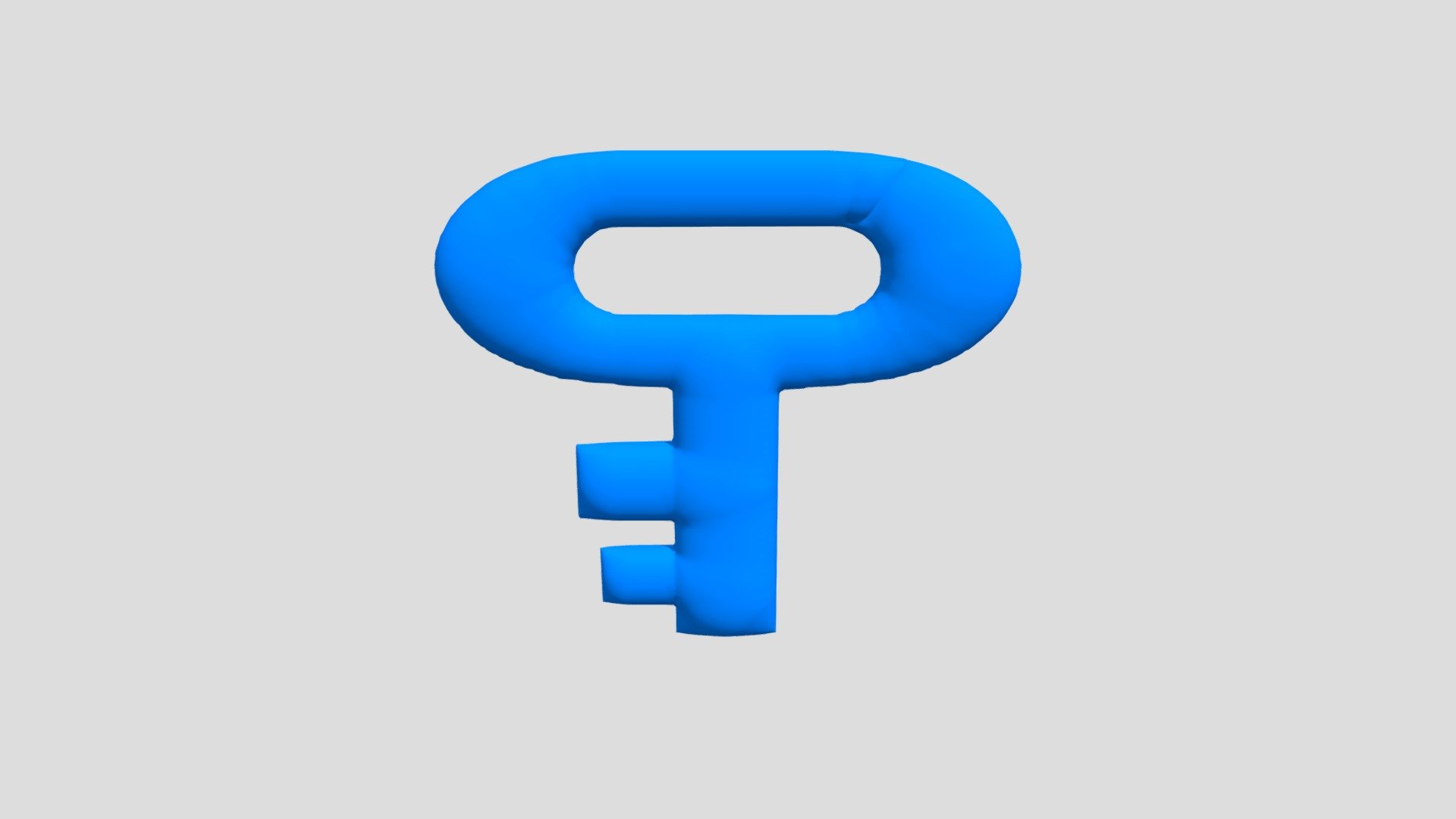 Blue Key [My own version] - Download Free 3D model by ...