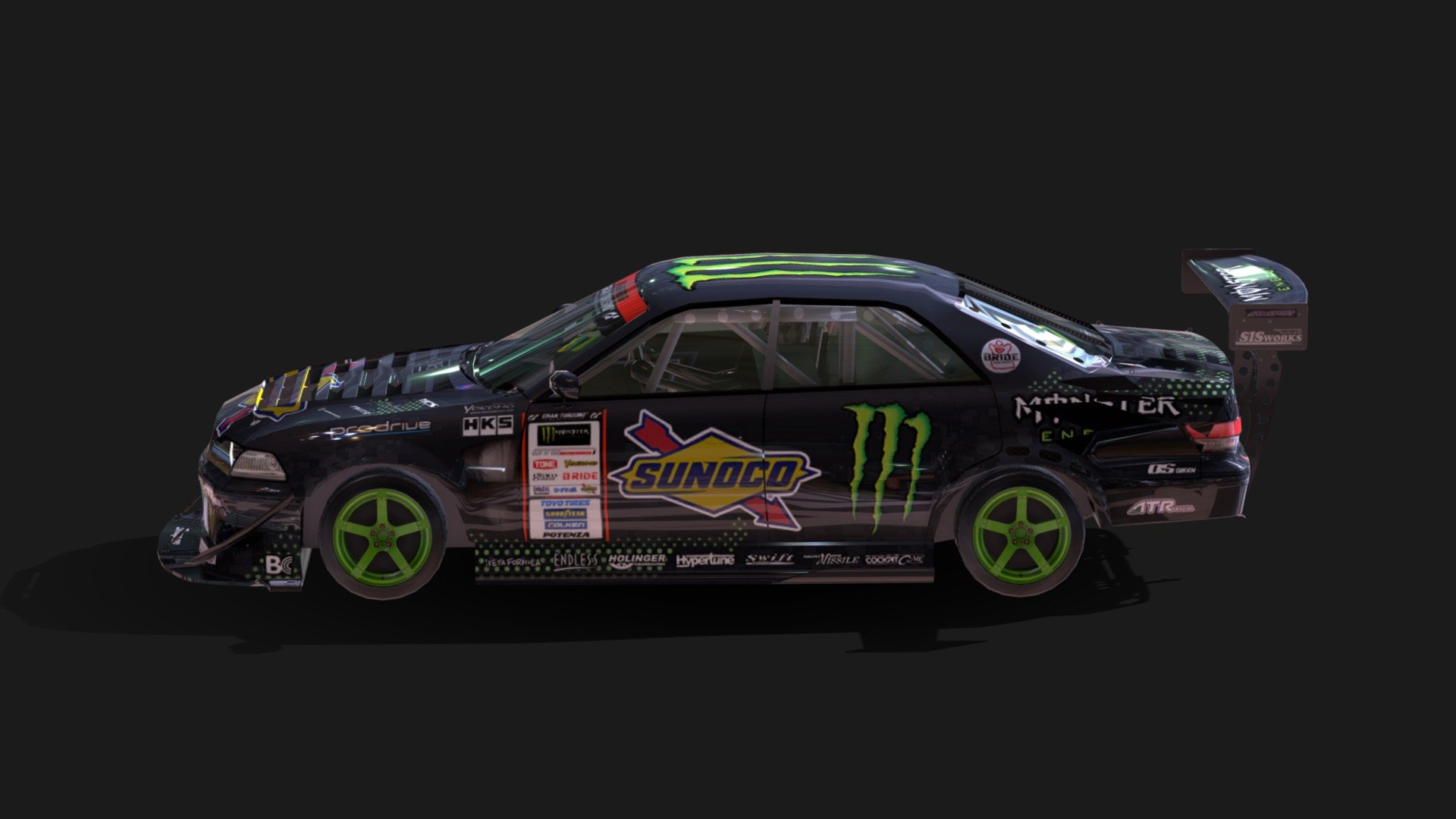 Toyota Mark II (JZX100) Drift - Download Free 3D model by Mona x ...