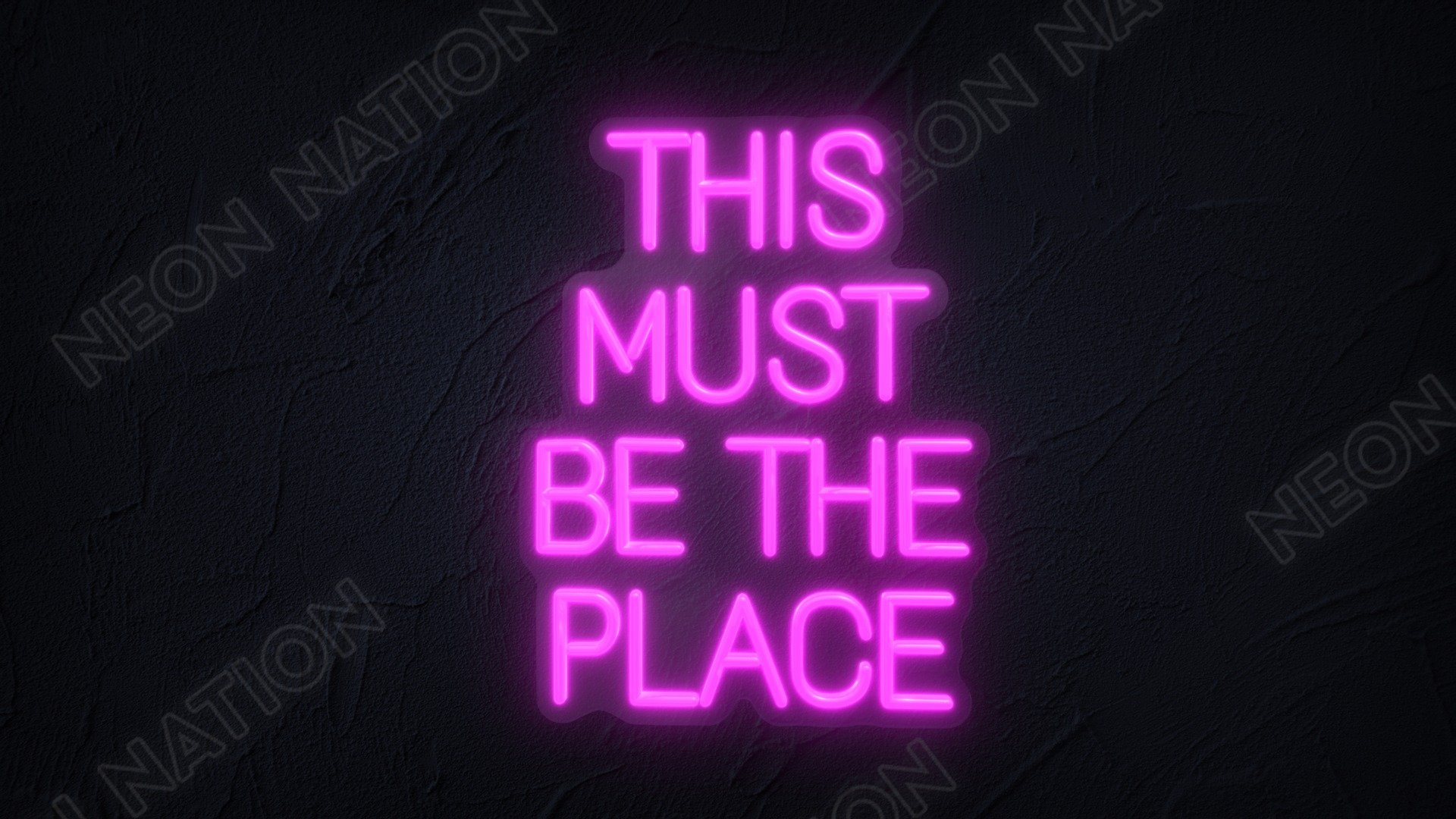 This Must Be The Place Led Neon Sign - 3D model by Michael Shortall ...