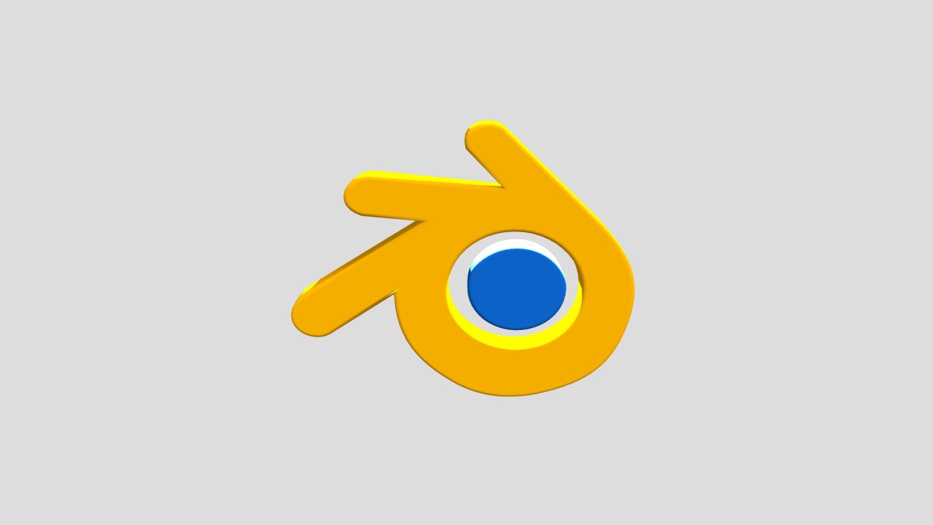 Logo de Blender - 3D model by LittleDMaster [451b788] - Sketchfab