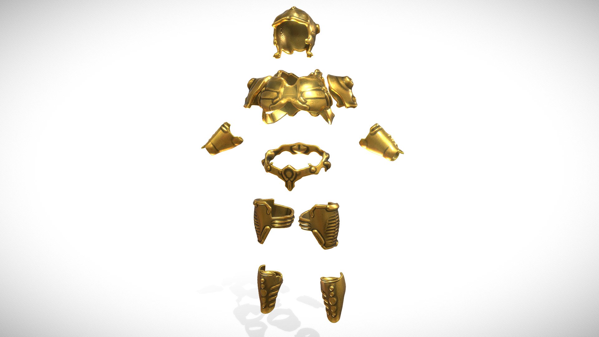 Golden Armor Set - Buy Royalty Free 3D model by Lucid Dreams (FAB ...