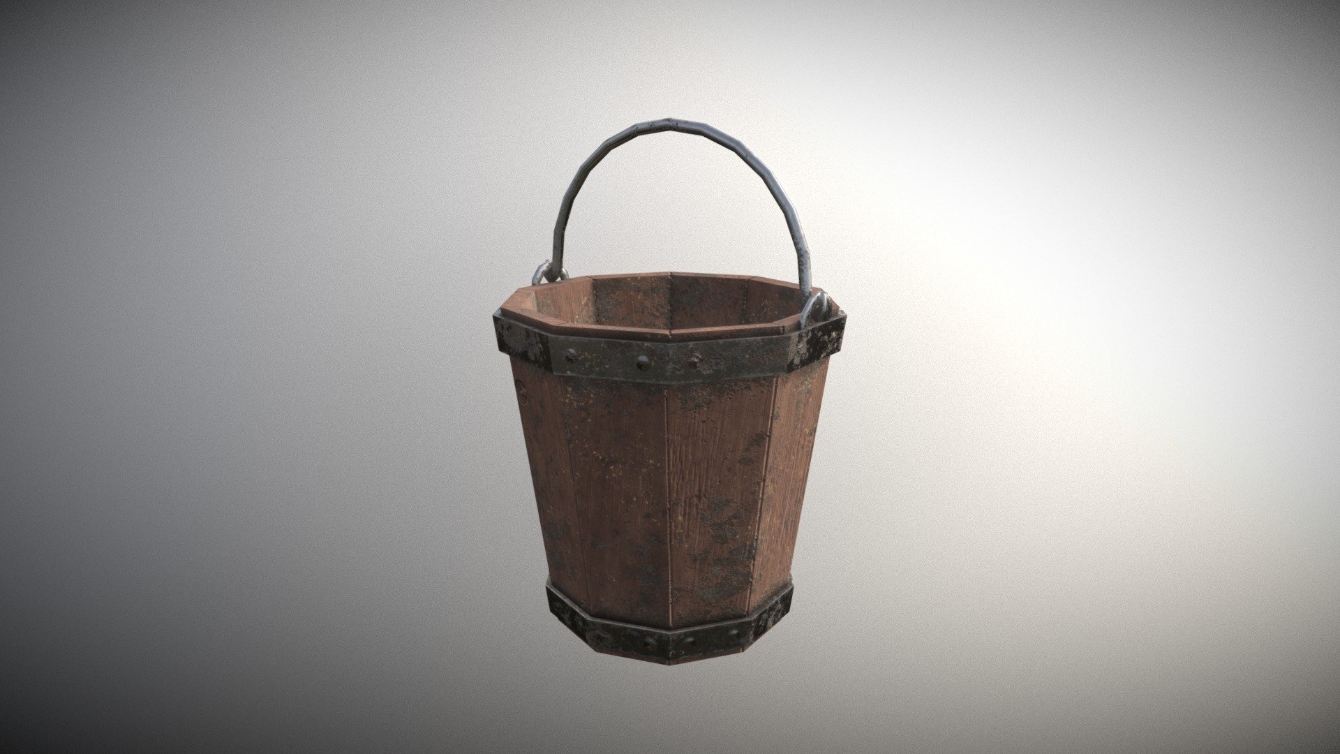 Game Ready Old Bucket low poly - 3D model by FunFant [451de9b] - Sketchfab