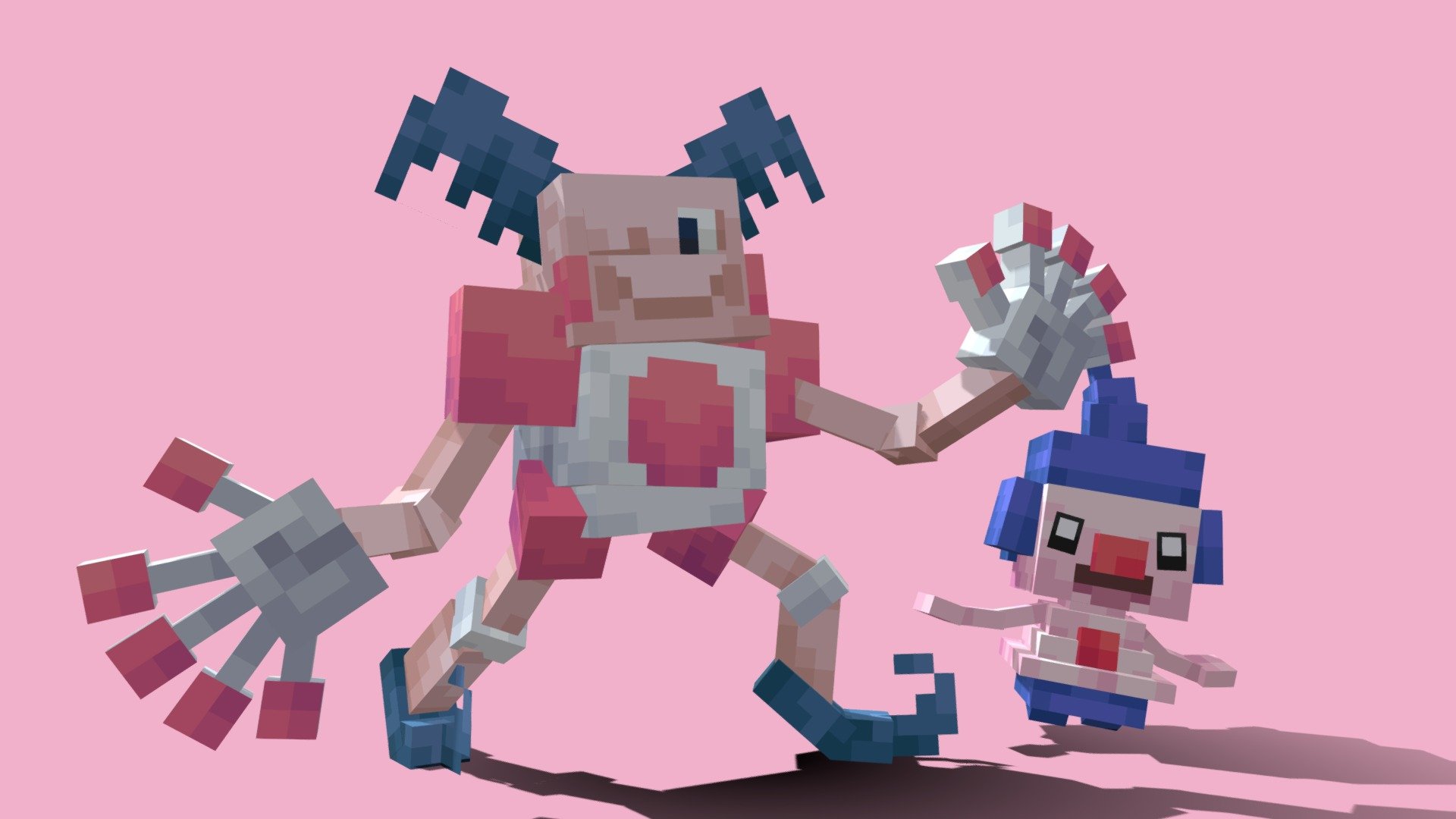 Mr. Mime Line (Cobblemon) - 3D model by heaveninvoid_ [451e0f6] - Sketchfab