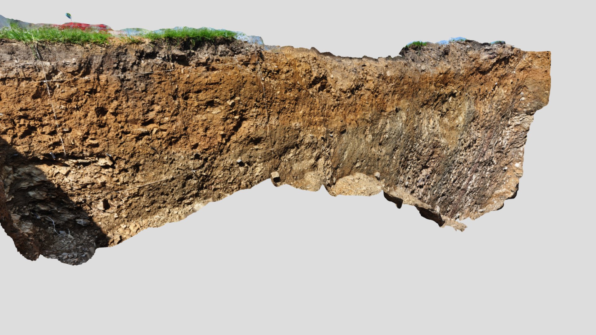 Trench of a "Sackung" at Göriacher Alm, Austria - Download Free 3D ...