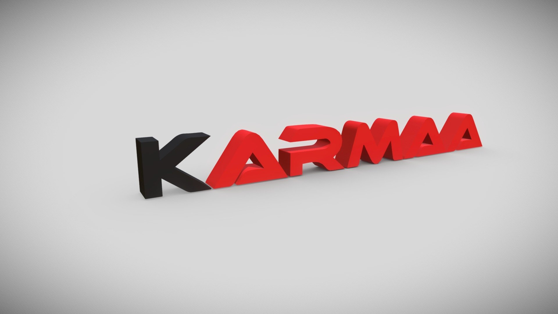 Karmaa 3d Logo - 3D model by shyam (@shyambarange) [451efd6] - Sketchfab