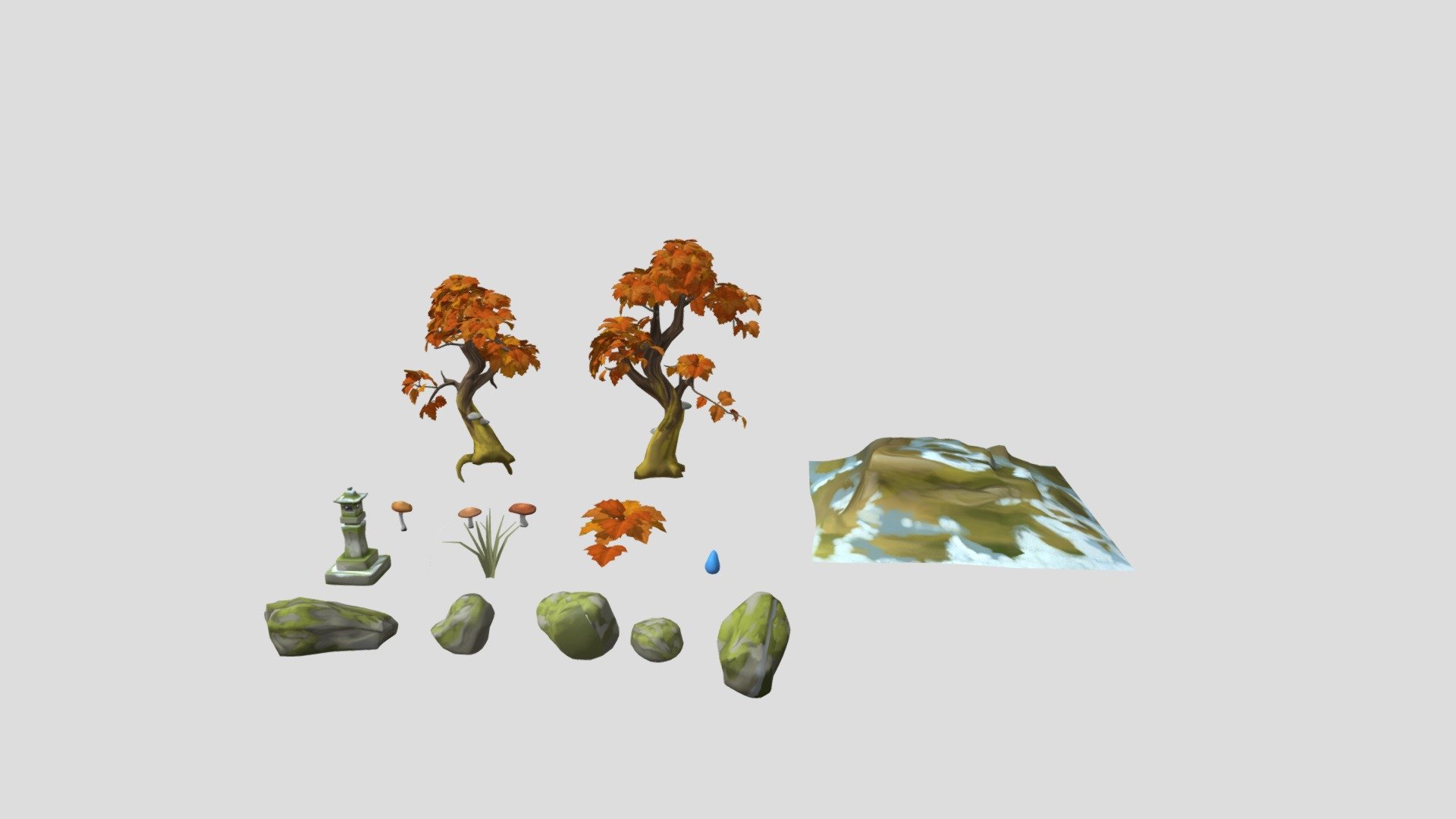Scene objects - 3D model by JulieMariaTollefesen [452085e] - Sketchfab