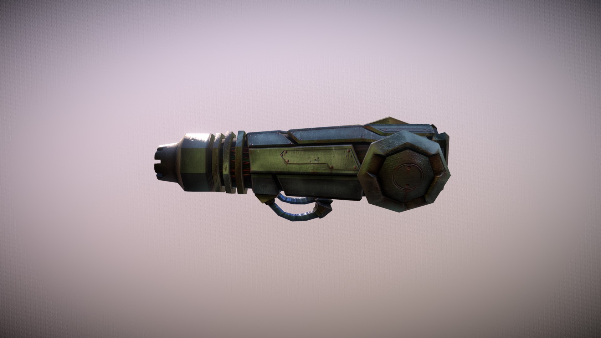 Arm Cannon Low poly game ready model - 3D model by Marco Valenzuela ...