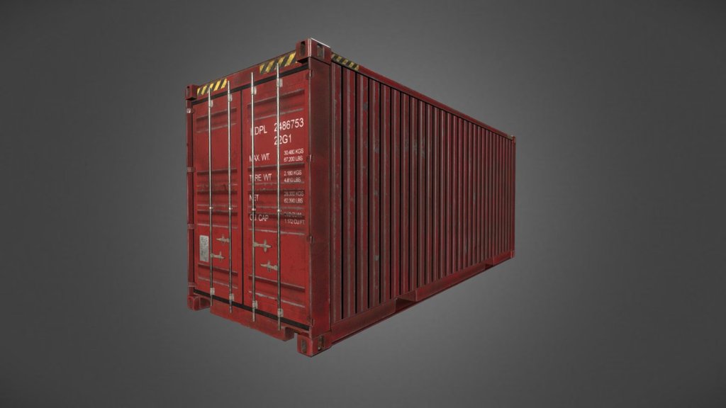 Train Yard - Shipping Container - 3D model by MultiFlagStudios [45234fe ...