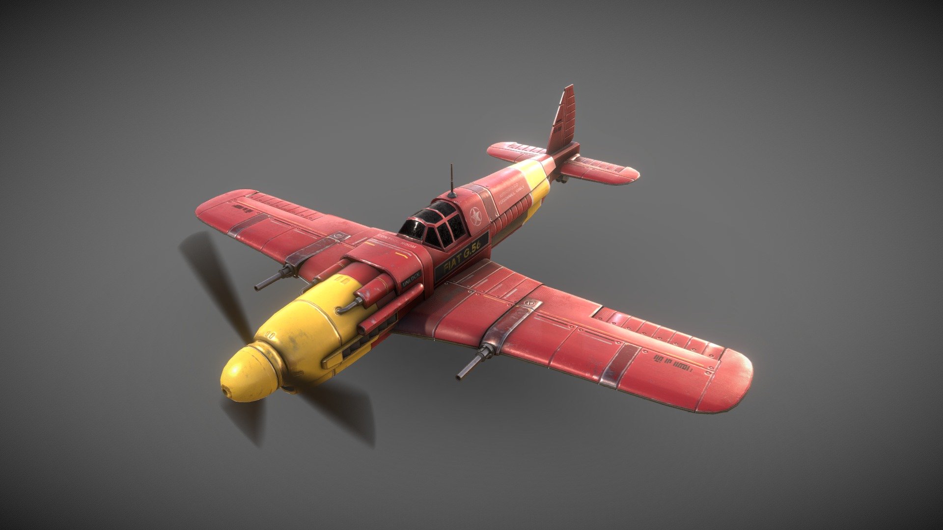 Fiat G-56 Centauro - 3D model by neogools [452353d] - Sketchfab