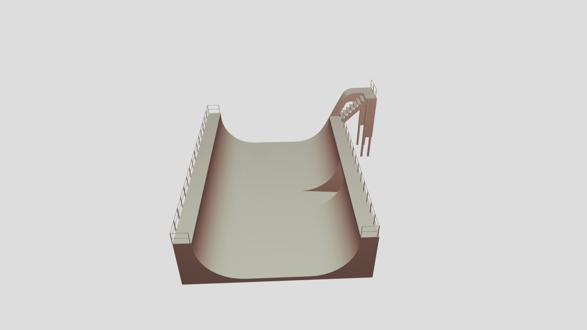Halfpipe - 3D model by AlexGrant48 [452493c] - Sketchfab
