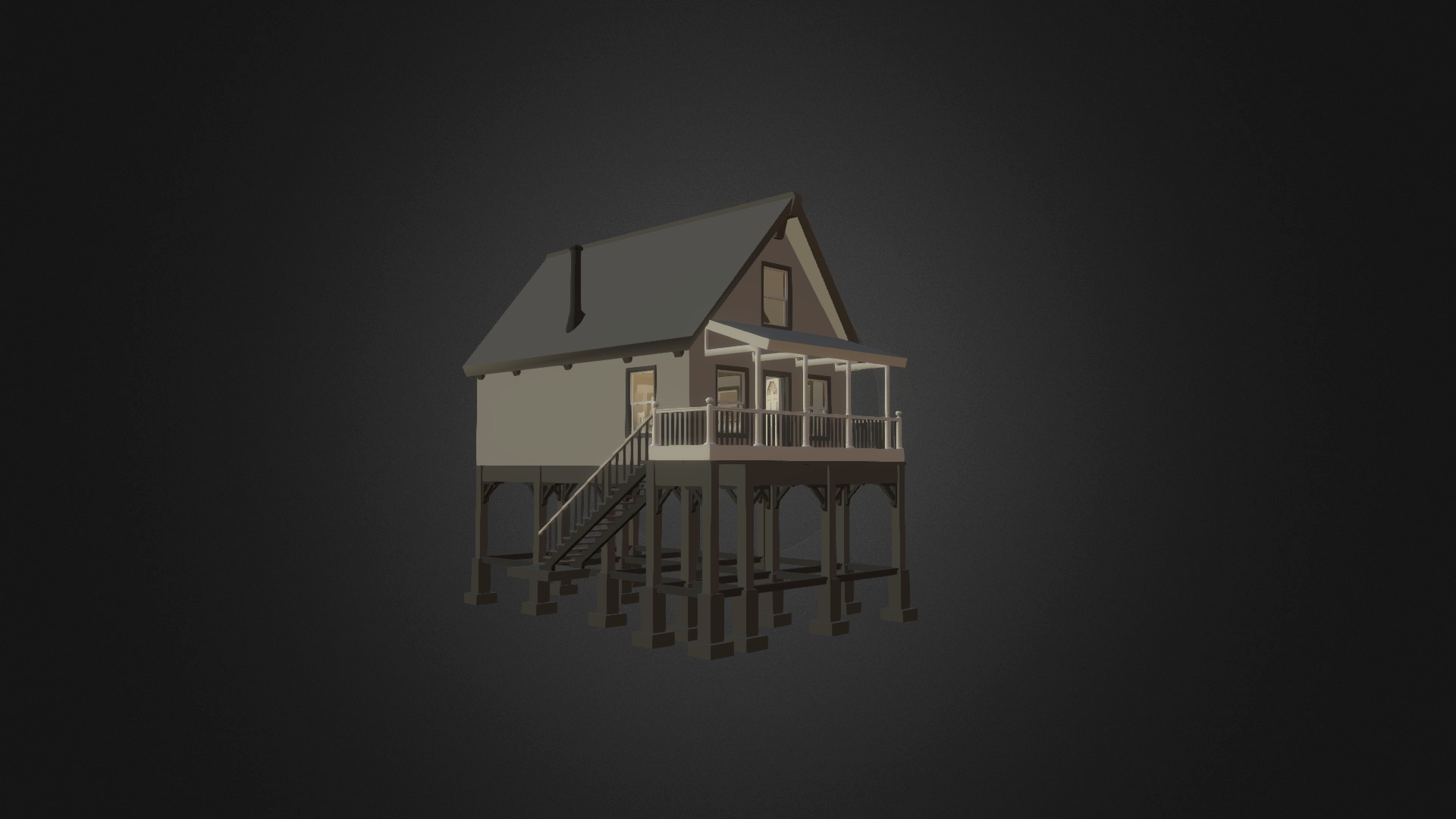 Cabin - 3D model by NAVAZA [4525f17] - Sketchfab