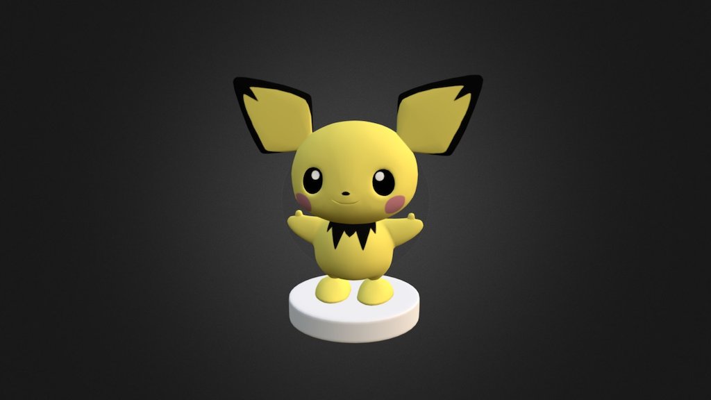 Pichu - 3D model by Ian Ion (@ianion) [4528281] - Sketchfab
