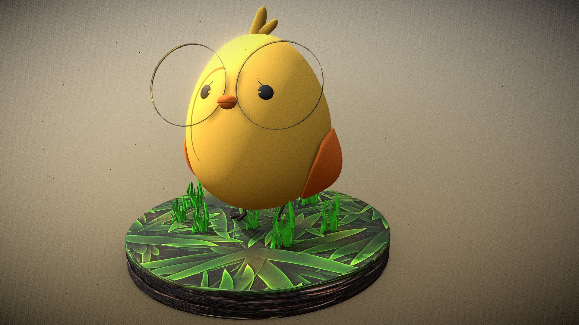 Yellow Bird - 3D model by Kra_Tai (@labbitrabbit) [4529ab5] - Sketchfab