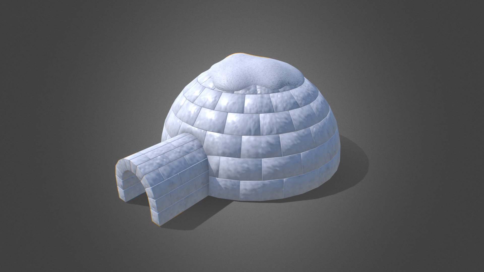 Igloo - Buy Royalty Free 3D model by bboycafard [4529bdf] - Sketchfab Store