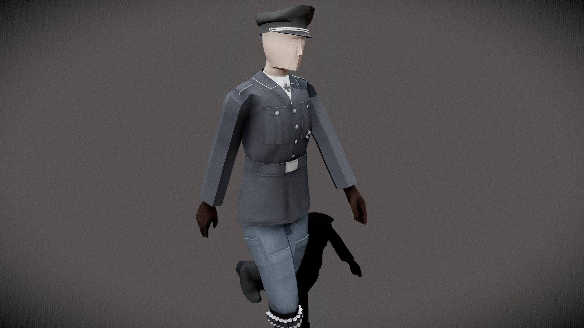German pilot - 3D model by ChemicalFX (@ChemicalFX_YT) [452b223 ...