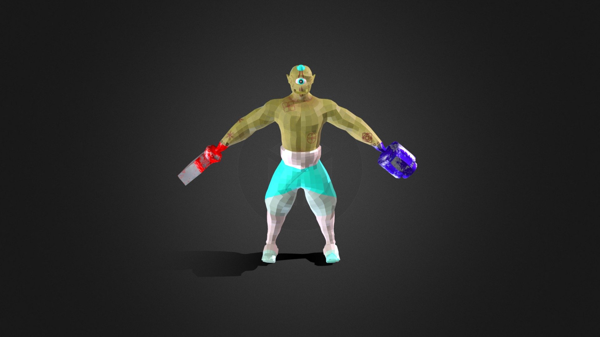 uwu - 3D model by azea6 [452b4ab] - Sketchfab