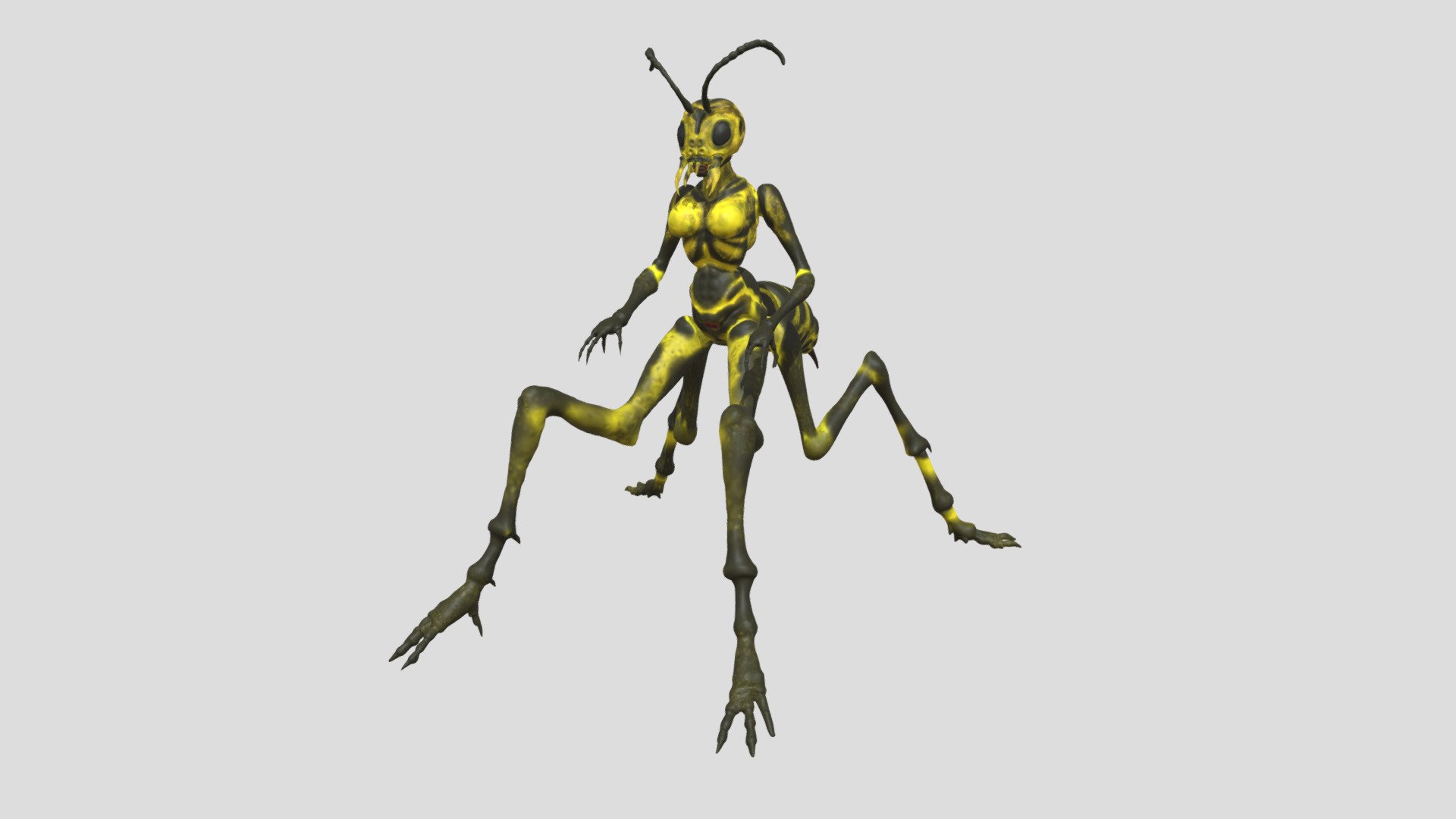 The wasp woman - Download Free 3D model by joshuajacobson95 [452b4cd ...