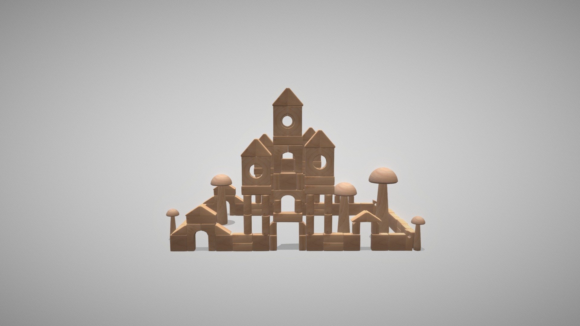 Unit Block Castle - Download Free 3D model by Emma (@Emmalia) [452e997 ...