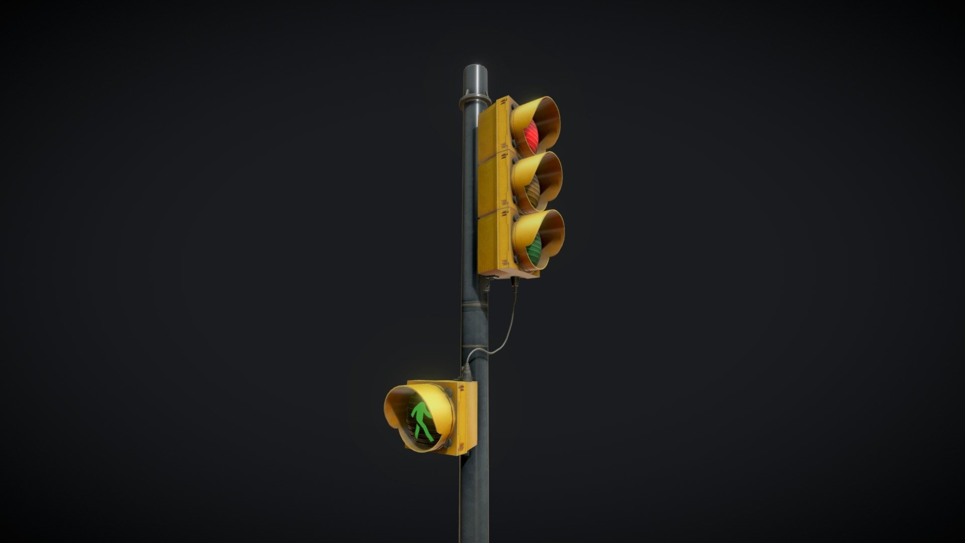 Stylized Traffic Light - Download Free 3D model by canakdemir [452ebf1 ...