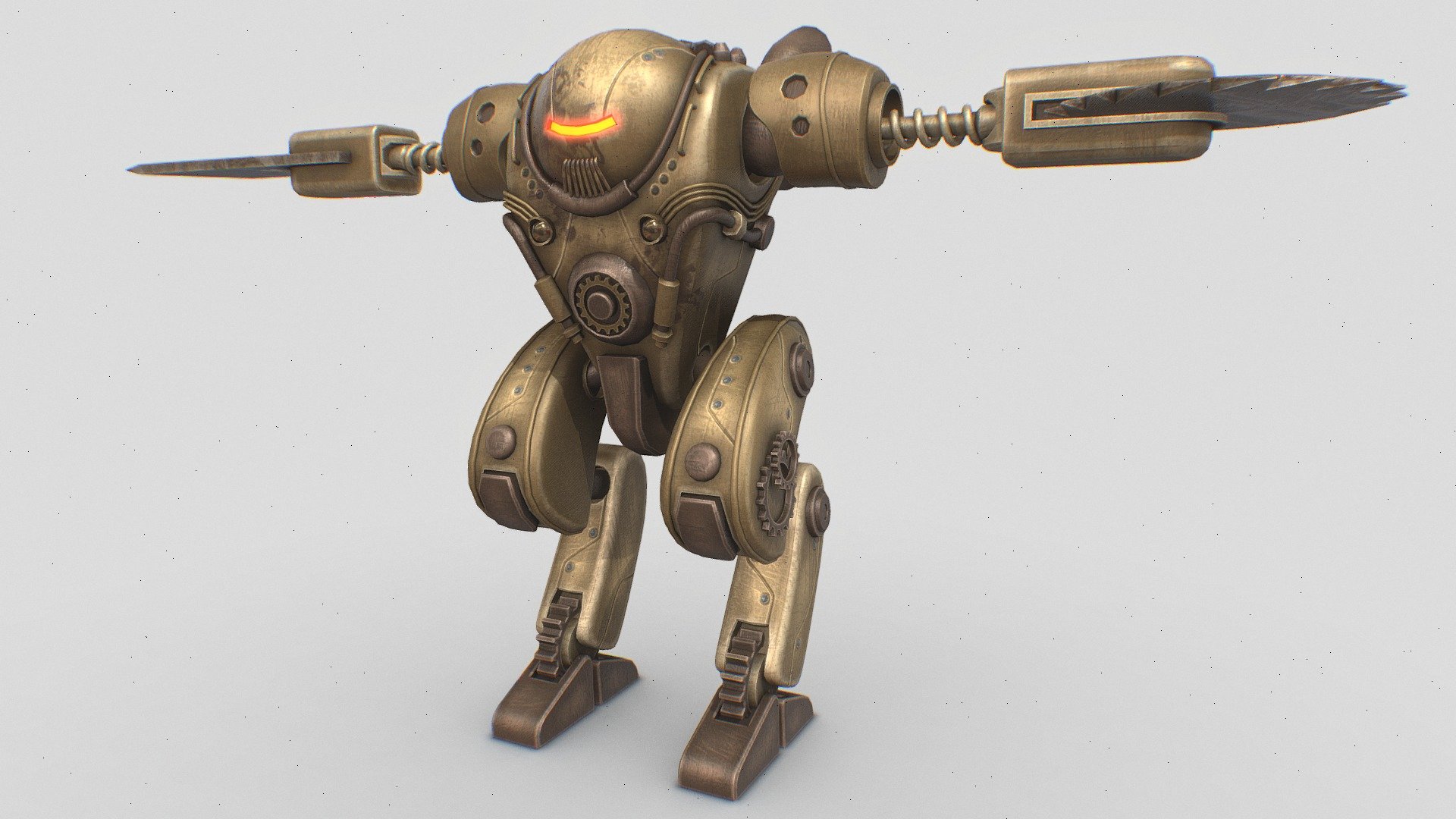 Steampunk mech - Buy Royalty Free 3D model by Anima Z (@Anima-Z ...