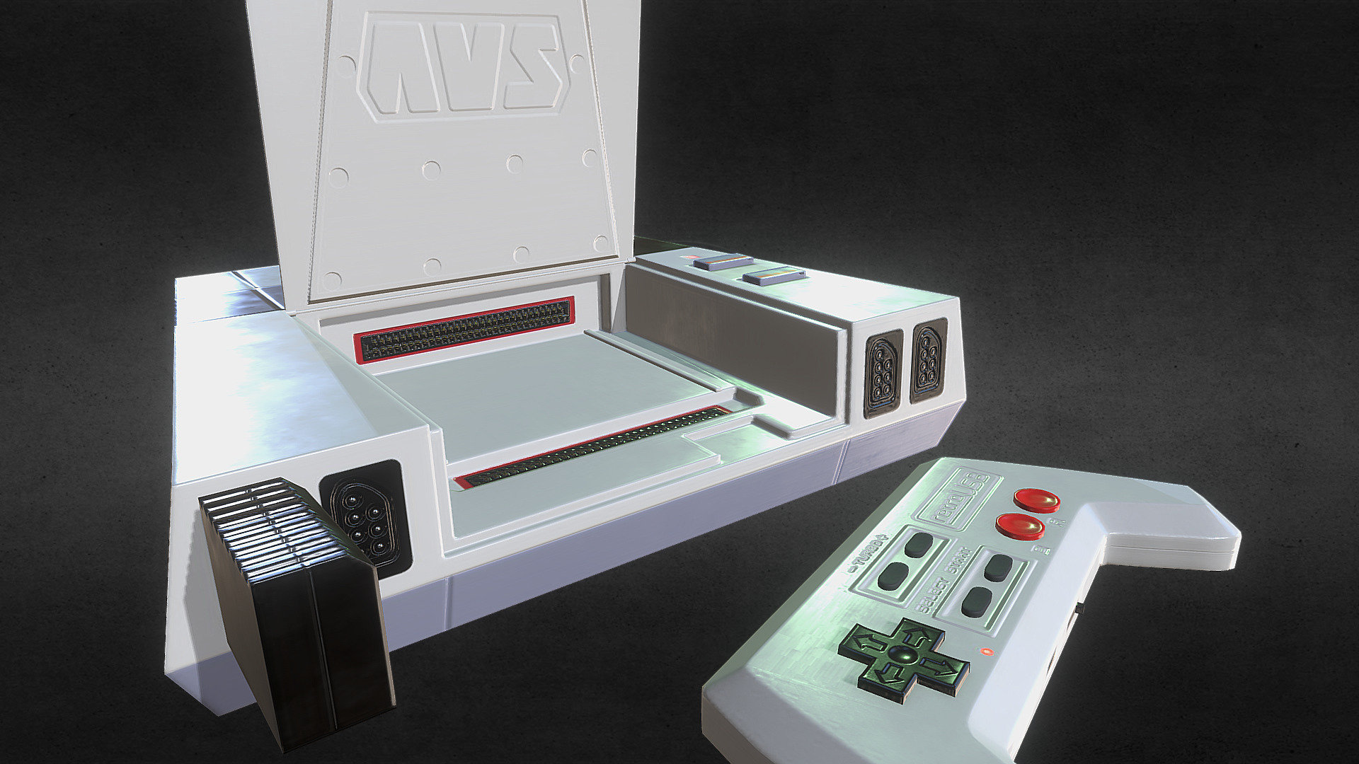 AVS from RetroUSB - 3D model by HH3D [4530df7] - Sketchfab