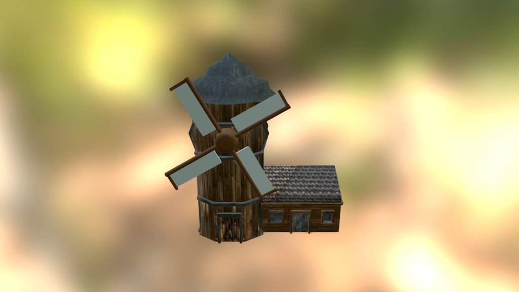 Windmill - 3D model by David (@Cloud1500) [453270b] - Sketchfab