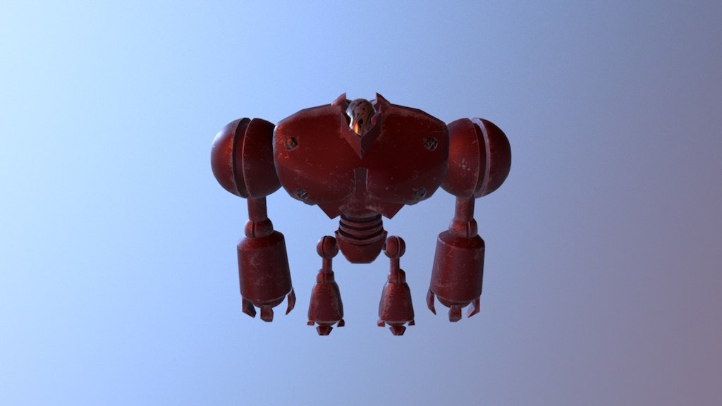 Robot_Full_Textured - 3D model by JoeMike [4533461] - Sketchfab