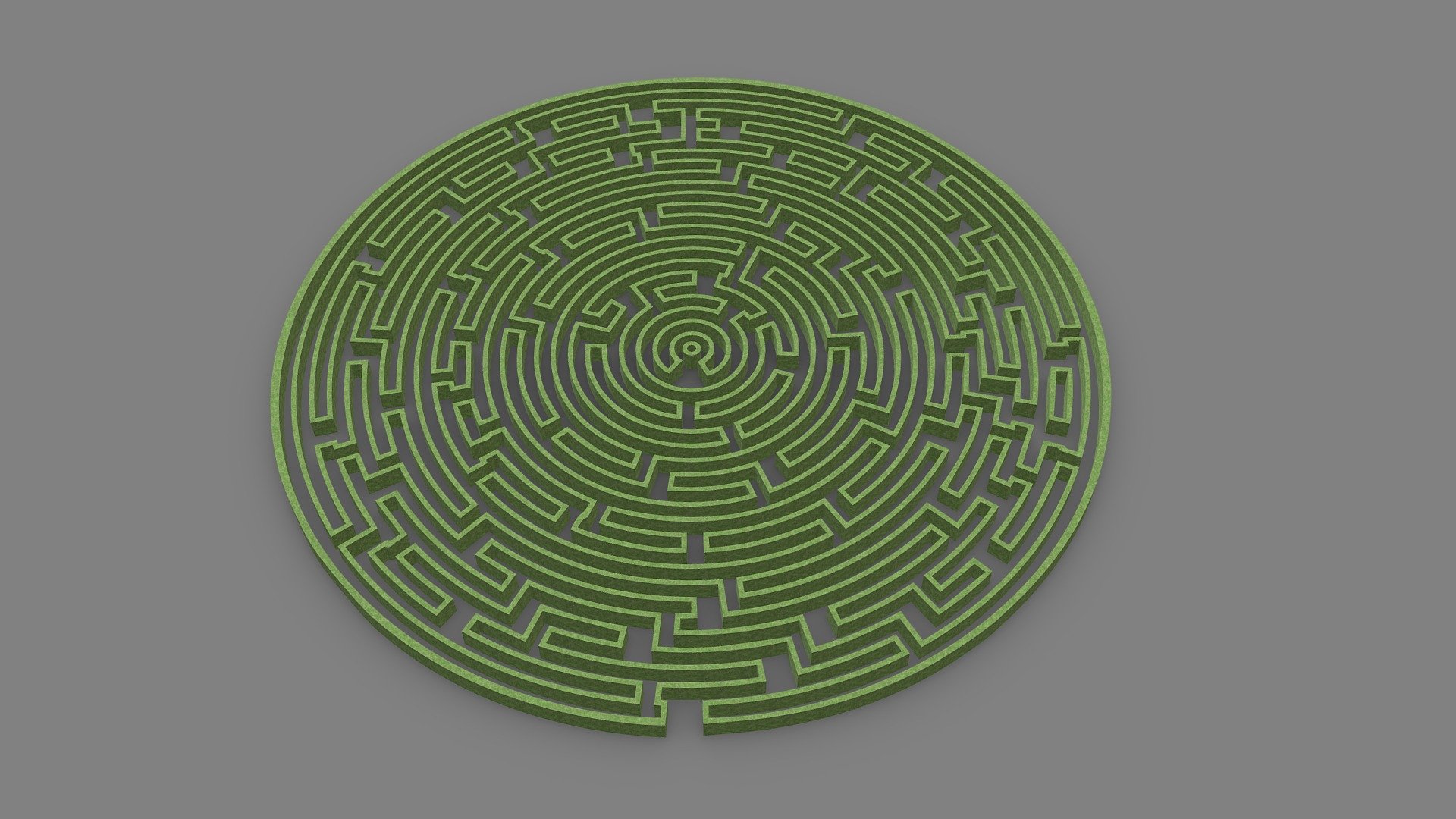 3D Maze - Environment 1 - Grass Wall - Buy Royalty Free 3D model by ...