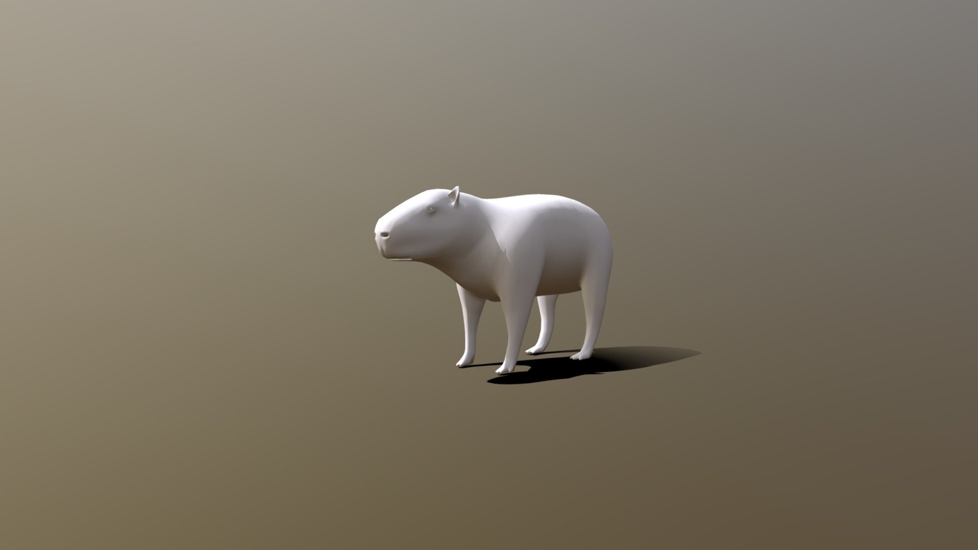 Capibara - 3D model by marta.cumillaf [4537d95] - Sketchfab