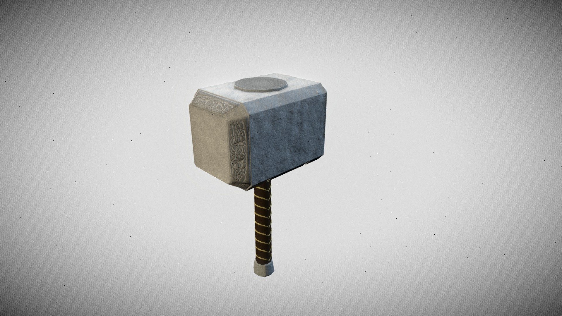 Mjolnir - Download Free 3D model by Deva (@deva-k) [4537e4d] - Sketchfab