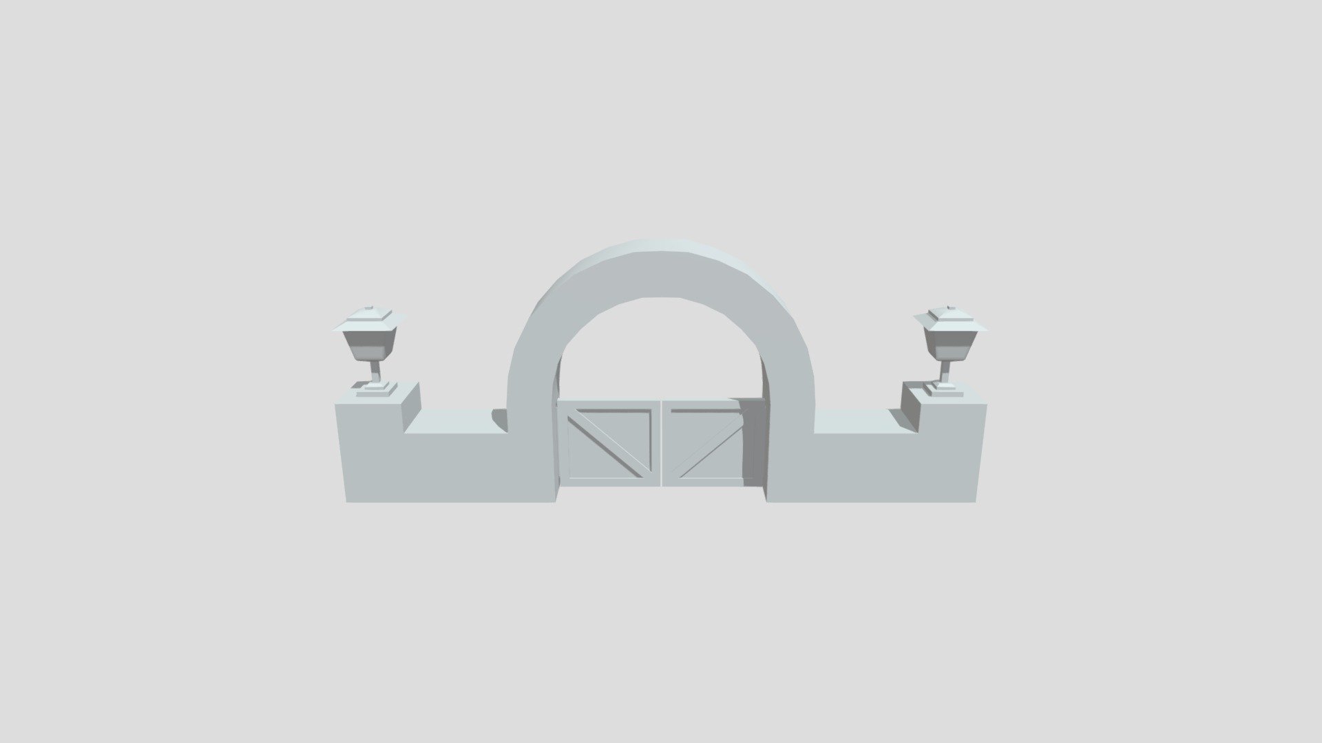 Assignment 01 The Gate - Download Free 3D model by EmersonLimey ...