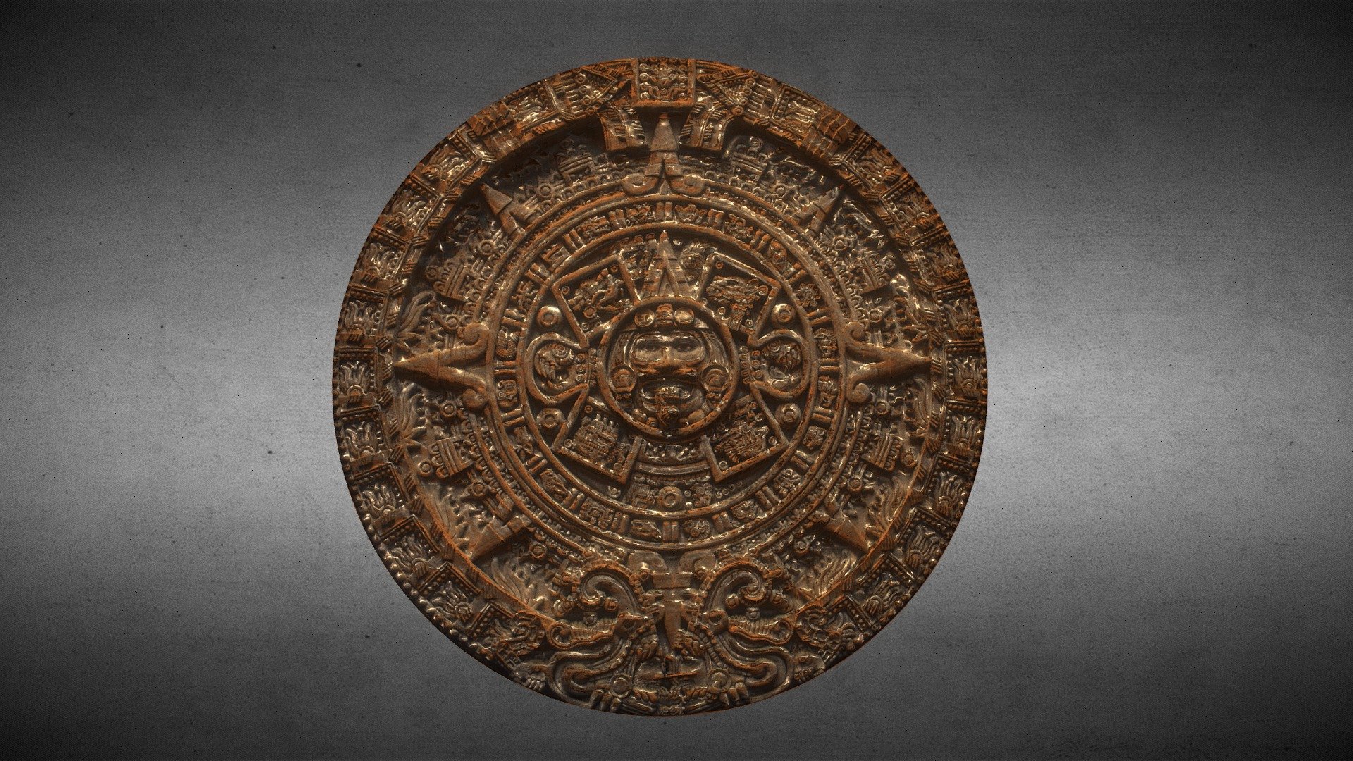 Aztec Calendar - Buy Royalty Free 3D model by sangsquare [45386dc ...