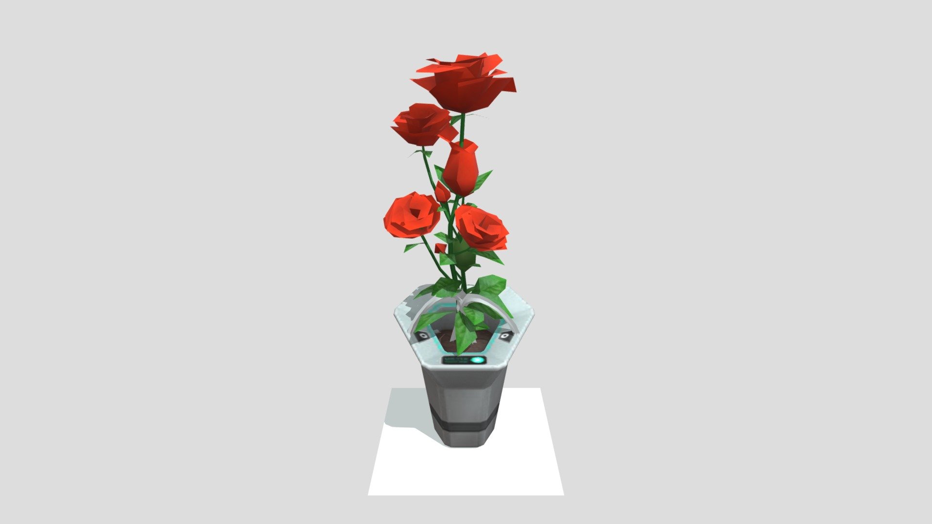 Potted Roses - 3D model by Tigerar1 (@allanromanreyes) [4539a20 ...